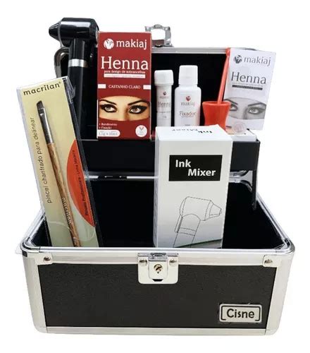 Kit Design Sobrancelha Completo Profissional Mixer Maleta Frete grátis