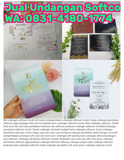 Ppt O L L O L Wa Softcopy Undangan Pernikahan Jenis Kertas