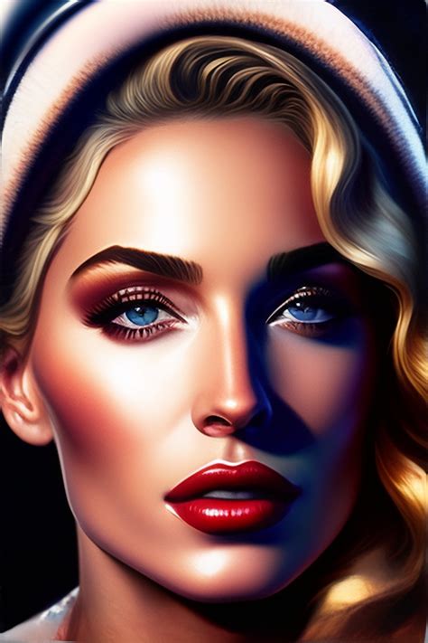 Lexica Madonna Closeup Of Face Large Wet Lips Hyperrealistic