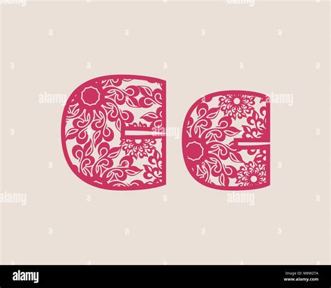 Decorative Alphabet Vector Font Stock Vector Image Art Alamy