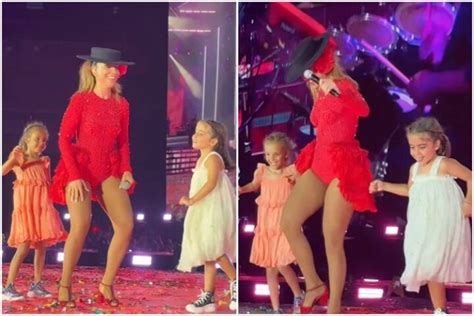 Filhas de Ivete Sangalo sobem ao palco a cantora no Maracanã Área VIP