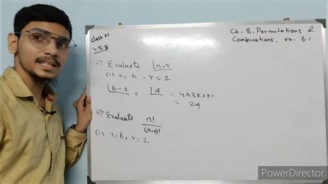 class 11 factorial notation of ch 8 permutations and combination ex 8 1 by asif iqbal youtube