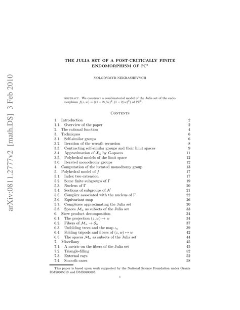 pdf the julia set of a post critically finite endomorphism of pc 2
