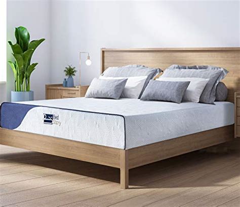 BedStory Matelas de 25 4 cm mousse à mémoire infusée de gel lit deux
