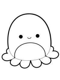 Omalovánky Squishmallows Fifi pekneomalovanky cz