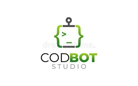 illustration vector graphic of a coding programmer coder company logo design template stock