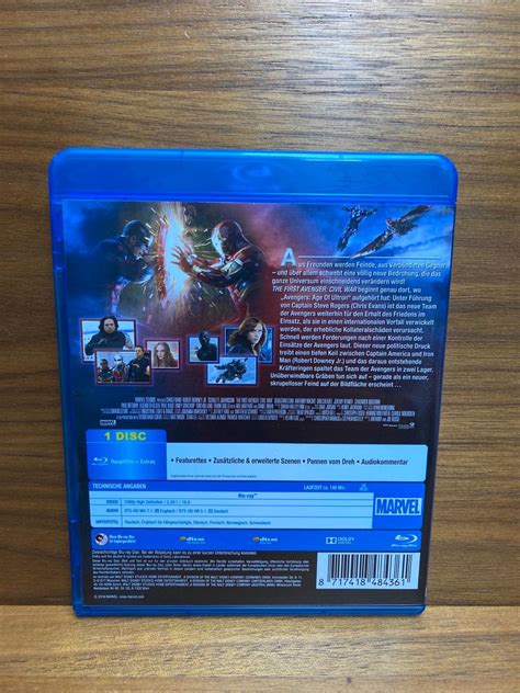 Dvd Bluray Civil War The First Avenger Marvel In Krefeld F R