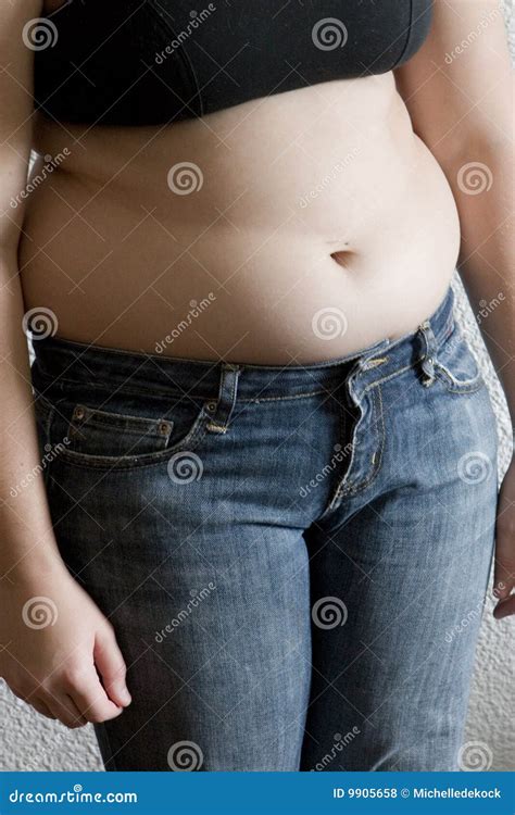 Eine Fette Frau Stockfoto Bild Von Bauch Wunsch Nanometer 9905658