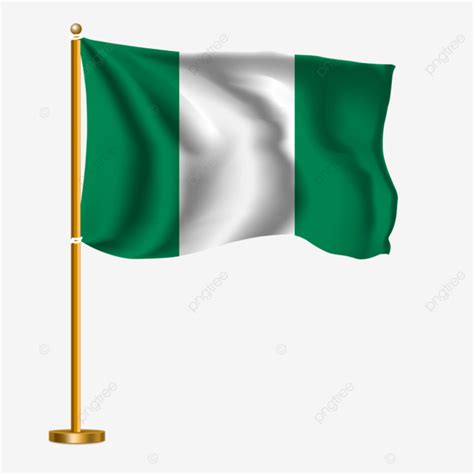Nigeria Flag With Transparent Background Vector Nigeria Nigeria Flag