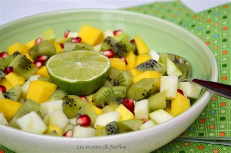 Ma cuisine au fil de mes idées Salade de fruits exotiques le plein