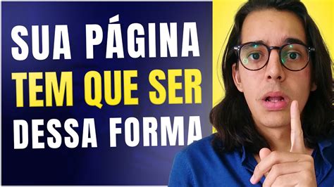 Como Fazer Uma P Gina De Vendas Para Um Plr Do Jeito Certo Youtube