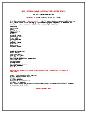 Icpo Template Word Fill And Sign Printable Template Online