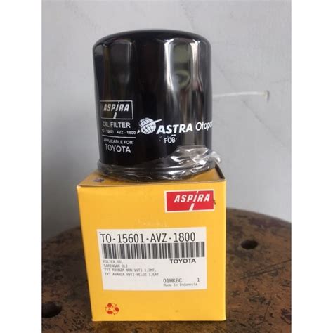 Jual Filter Oli Avanza Xenia Rush Terios Agya Ayla Gran Max