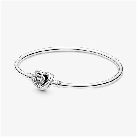 Bracelet Jonc Pandora Fermoir C Urs De L Infini Entrelac S Malique Fr