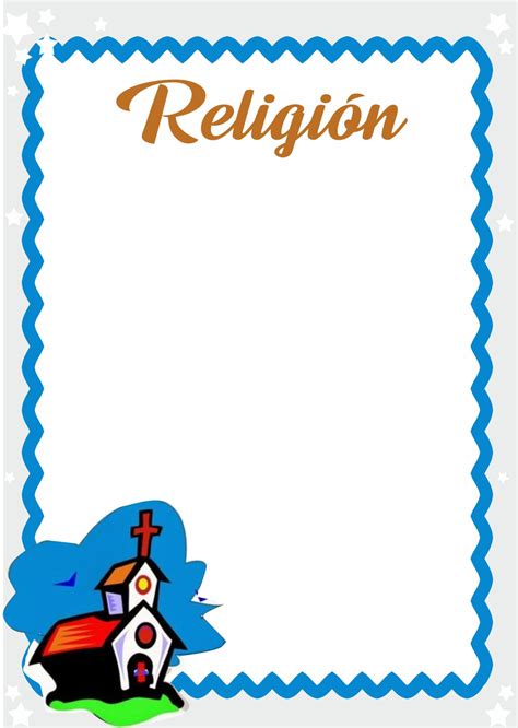 Caratulas para religión PRIMARIA Y SECUNDARIA