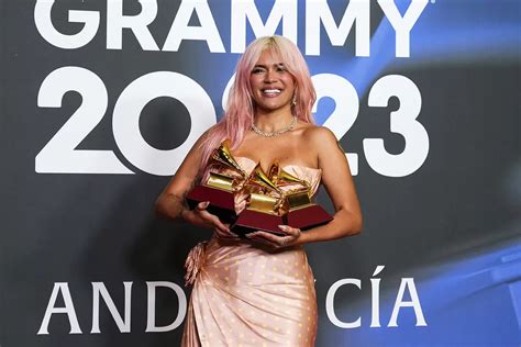 Karol G Wins Best Album At Latin Grammys With Bizarrap And Shakira