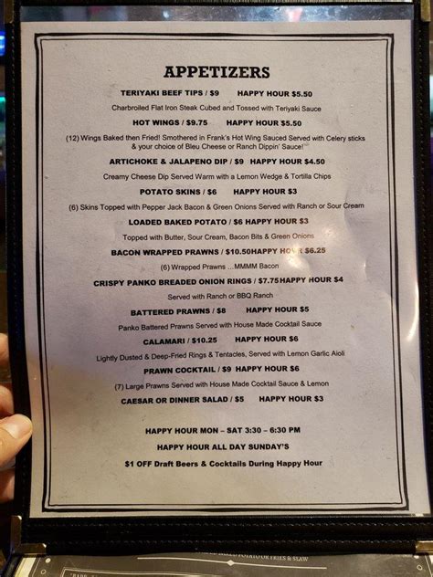 Menu At Honky Tonk Bar Grill Salem