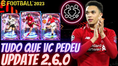 SUPER ATUALIZAÇÃO COOP E MUITO MAIS EFOOTBALL 2023 YouTube