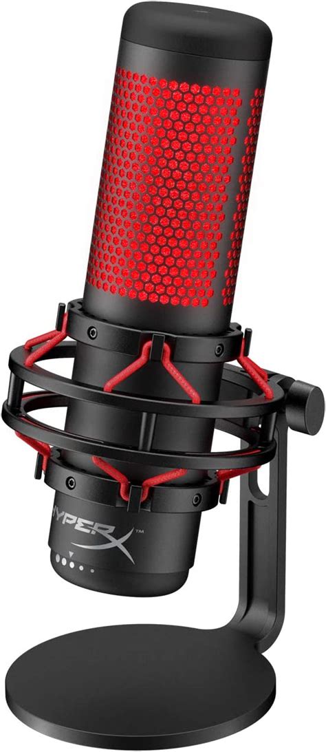 HyperX QuadCast Micrófono USB Condensador para Gaming y Streaming
