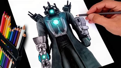 Como Dibujar A Titan Cameraman Upgrade Episode Drawing Skibidi