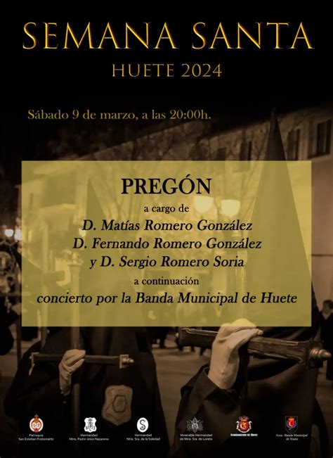 Pregón y concierto de Semana Santa en la Parroquia San Esteban