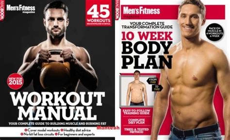 Mens Fitness Workout Manual Week Body Plan Payhip