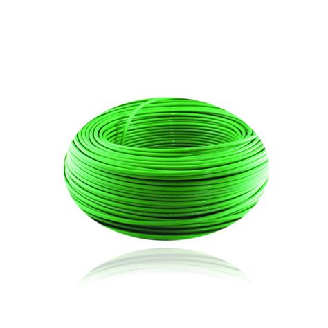 Cable De Cobre Aislado No 10 AWG THHN Color Verde Rollo De 50 Metros