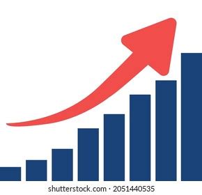 Diagrama Del Vector De Crecimiento Con Vector De Stock Libre De