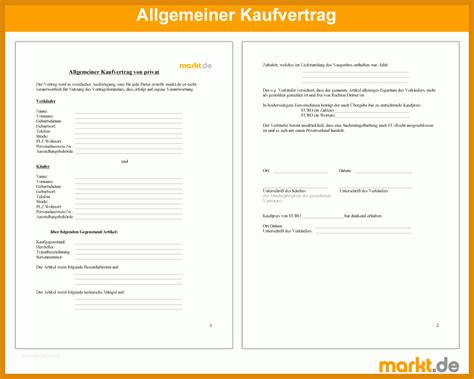 Spezialisiert Allgemeiner Kaufvertrag Von Privat 466284 Muster