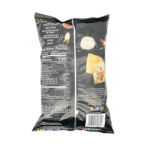 Stacy S Simply Naked Baked Pita Chips Sharing Size Oz At Whole