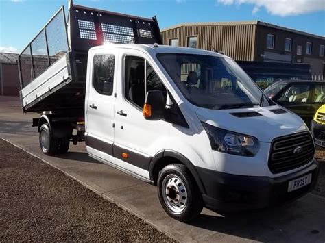 18 FORD TRANSIT DOUBLE CAB TIPPER 350 For Sale Frost Van Centre