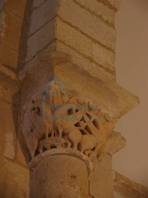 Capitel del arco triunfal Lado del evangelio Románico Digital
