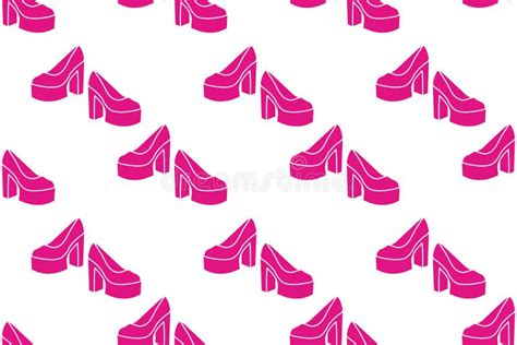 Barbie Seamless Pattern Of Hearts Pink Vector Hearts Background Texture