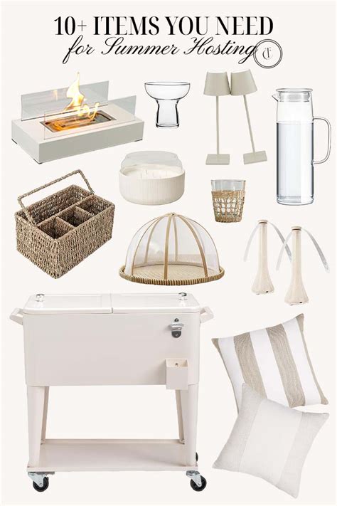 10 Items You Need For Summer Hosting Teresa Caruso