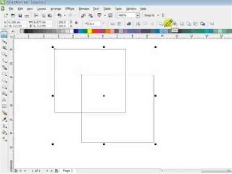 Tutorial Cara Memotong Bidang Corel Draw Trim Youtube