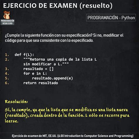 Ejercicio De Examen De Mit Resuelto Funciones En Python