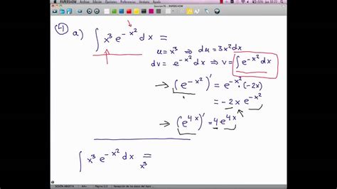 Integral De Polinomio Por Exponencial De X 2 Parte 1 YouTube