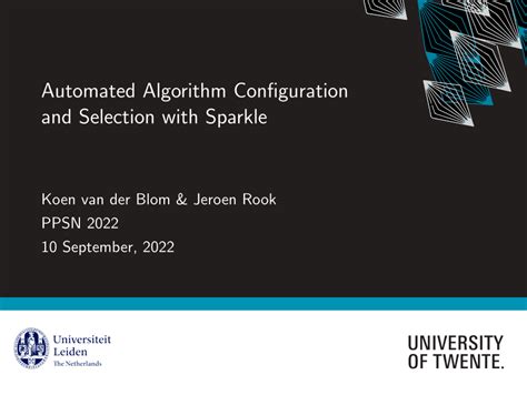 pdf automated algorithm configuration and selection with sparkle