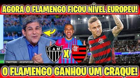 MÍDIA PAULISTA SE RENDE AO VIVO A NOVA CONTRATAÇÃO DO FLAMENGO