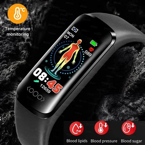 Montre Sportive Intelligente Avec ECG Et PPG Surveillance Cardiaque Et