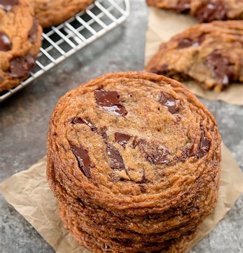 Crispy Chewy Chocolate Chip Cookies Kirbie S Cravings