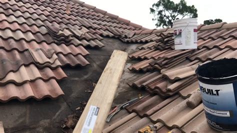 Tile Roof Valley Repair Part 1 YouTube