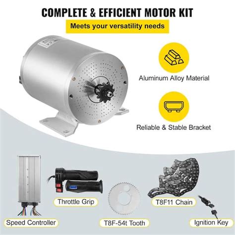 Vevor Vevor W Electric Brushless Dc Motor Kit V