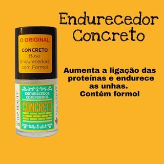 Kit Tratamento S O S Unhas 4 Bases Top Beauty Concreto Fermento