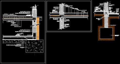 Planos De Detalle Bloques Concreto En DWG AUTOCAD Muros De Blocks De