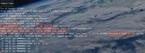 Mysql Innodb S X Is Ix