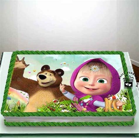 Masha And The Bear Cake Photo Cake Cartoon Cakes