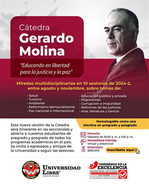 Cátedra Gerardo Molina 2024 2