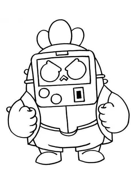Brawl Stars Coloring Spike Coloring Pages