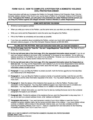 Fillable Online Supremecourtofohio Form C How To Complete A